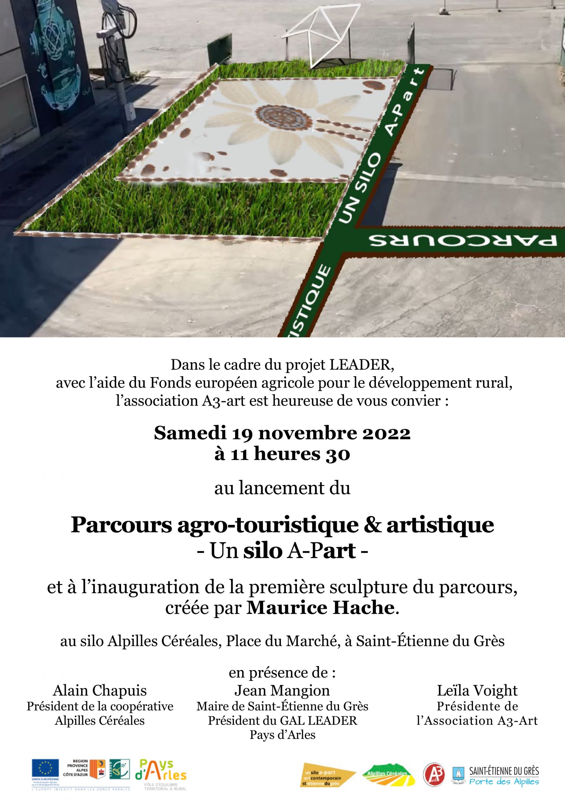 Inauguration de "Un silo a-Part" - Saint-Étienne Du Grès :Saint-Étienne ...